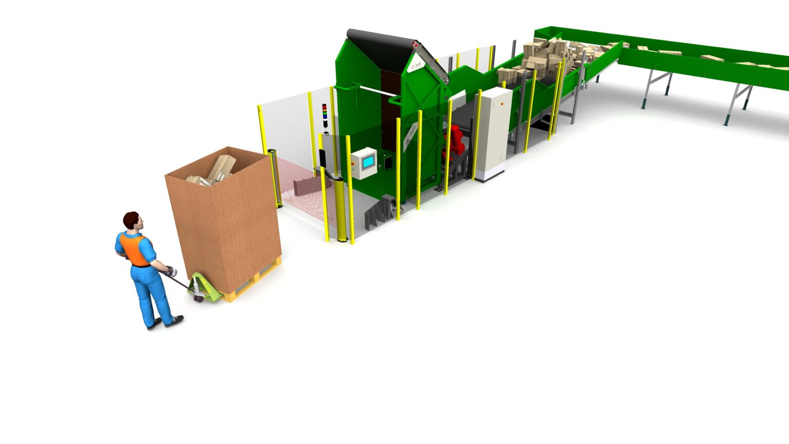 U-CARE C : Parcel unloader | ALFI Technologies