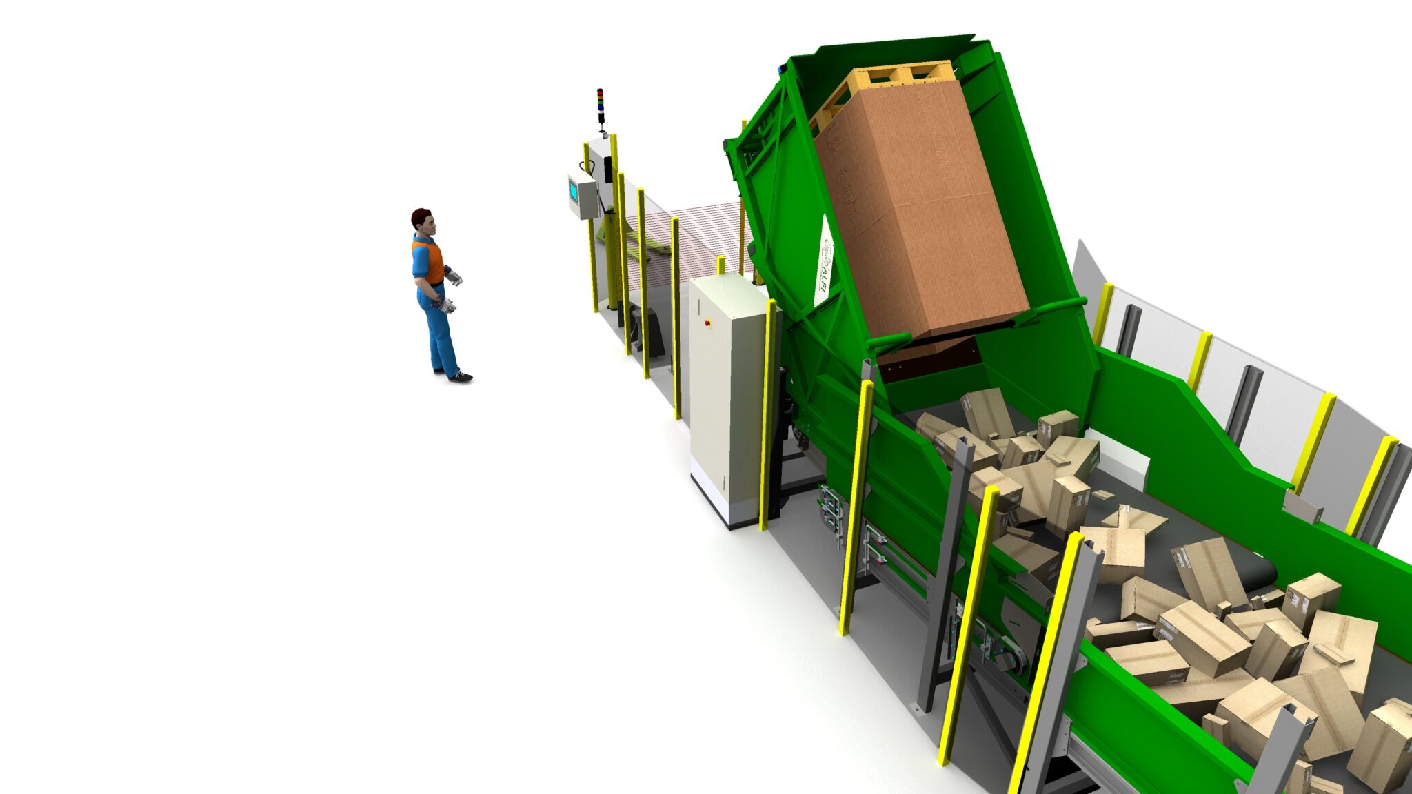 U-CARE C : Parcel unloader | ALFI Technologies