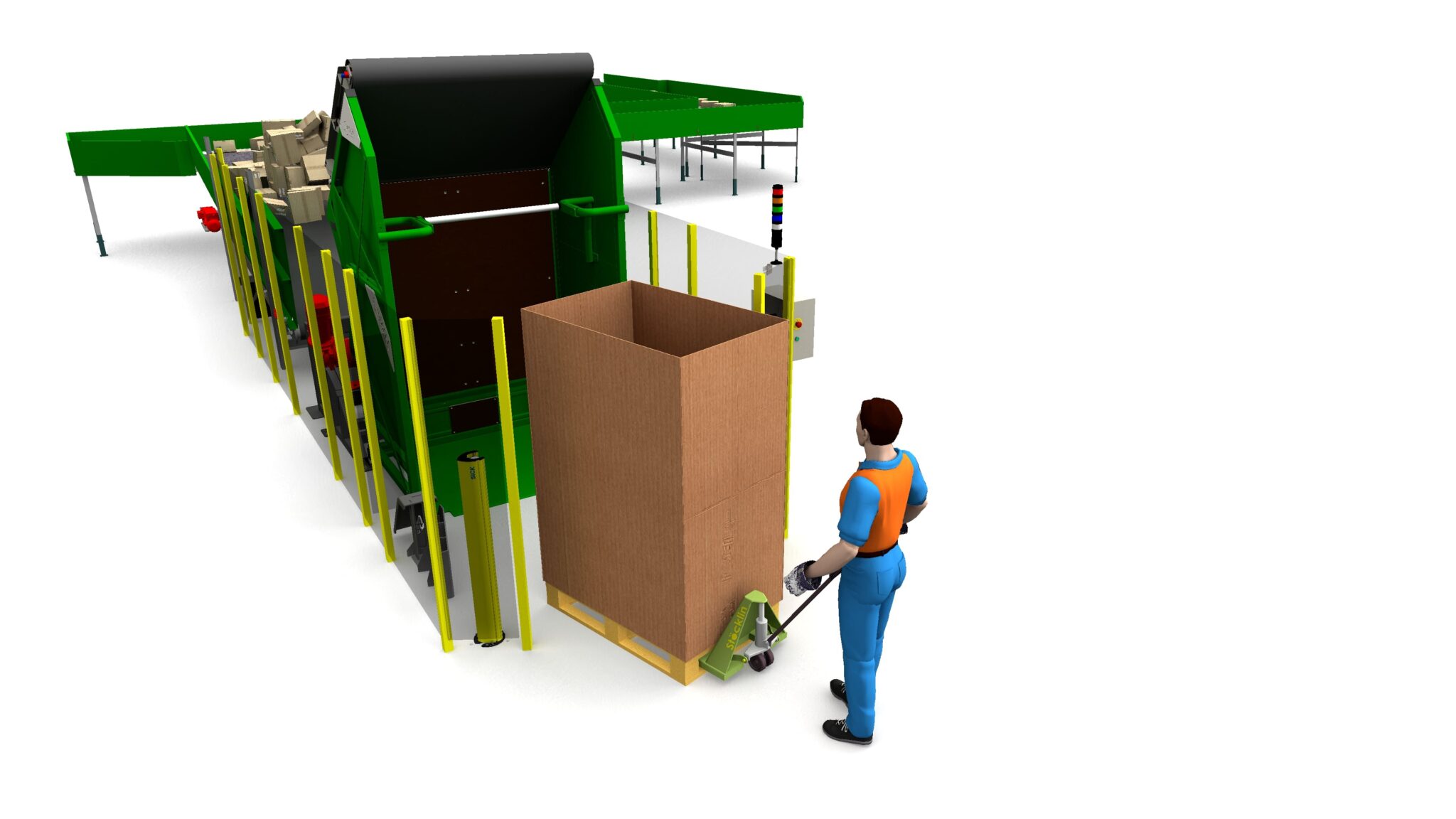 U-CARE C : Parcel unloader | ALFI Technologies
